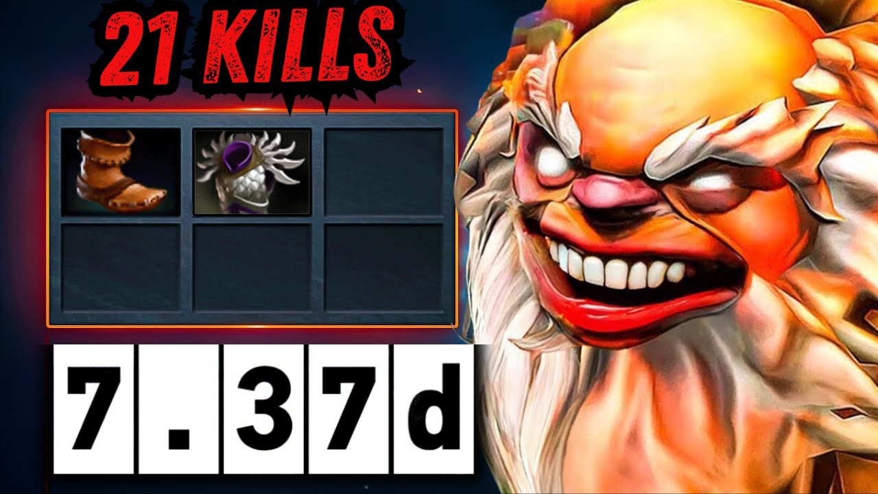 First Item Blade Mail🔥Monster Pudge 21Kills Rampage Dota 2 - YouTube