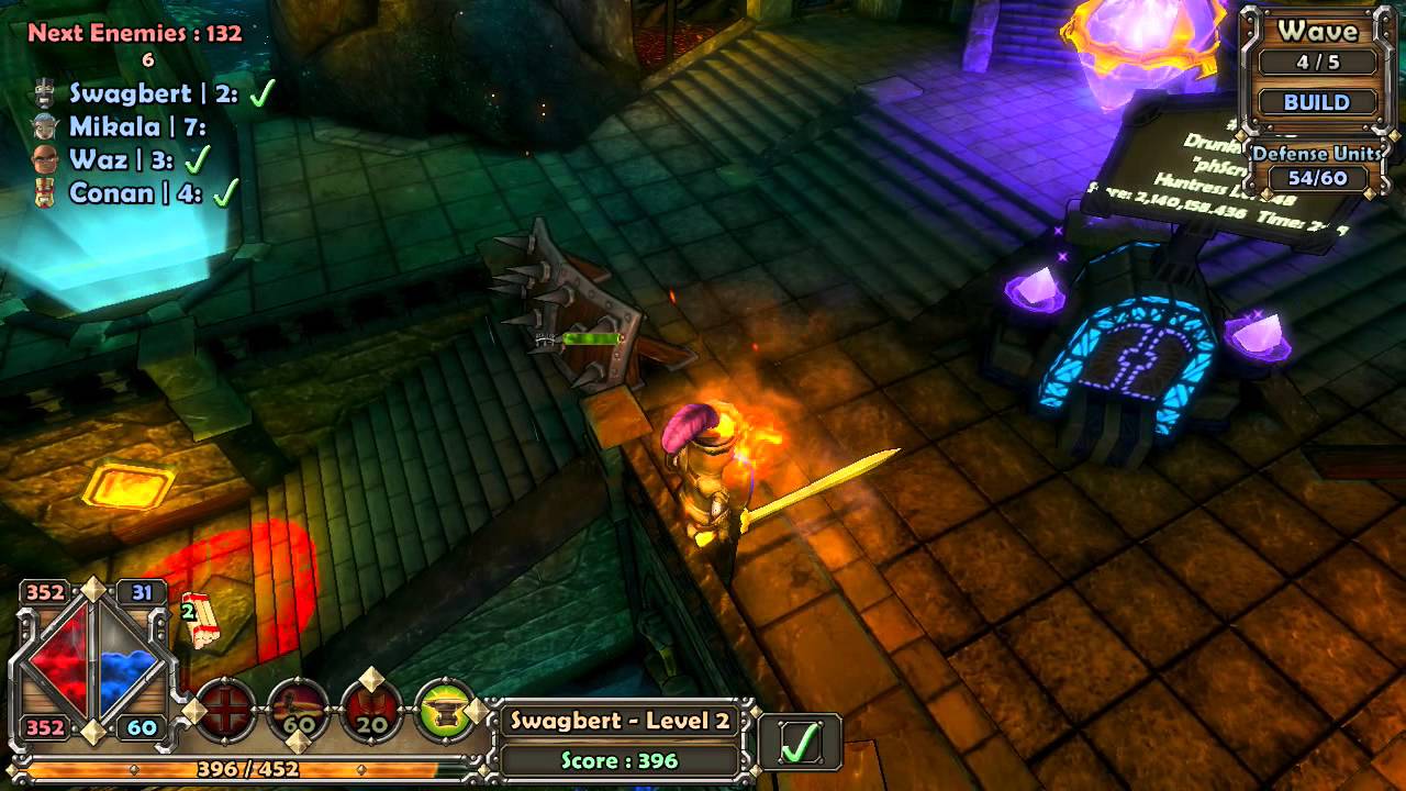 Goblins on Fire! Math Class! (Dungeon Defenders Xbox 360) Part 4 - YouTube
