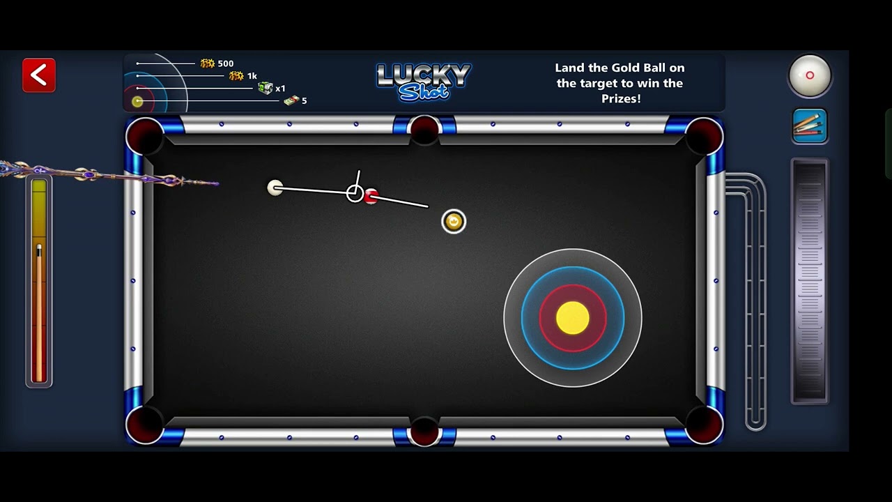 8 ball pool Lucky shot trick 😱 - YouTube