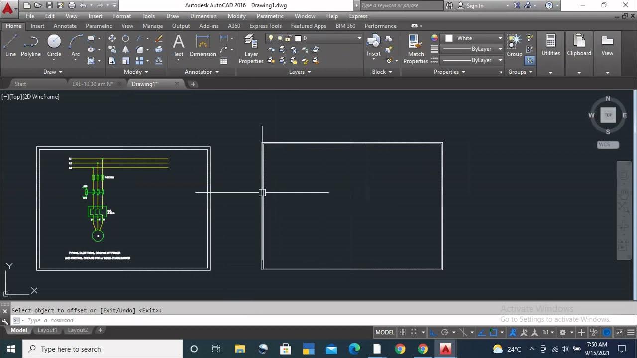 Autocad Electrical Drawing Tutorial For Beginners 1 - YouTube