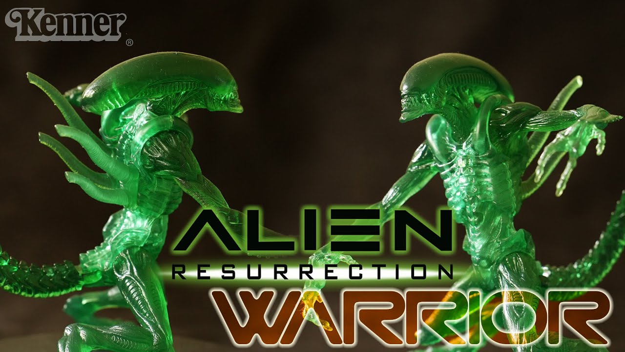 Kenner Toys Alien Resurrection Warrior Clear Green - YouTube