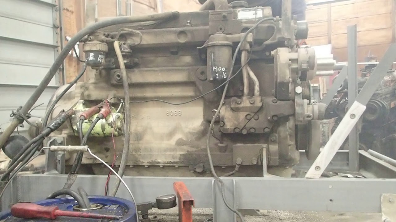 JOHN DEERE 6068 TURBO ENGINE - YouTube