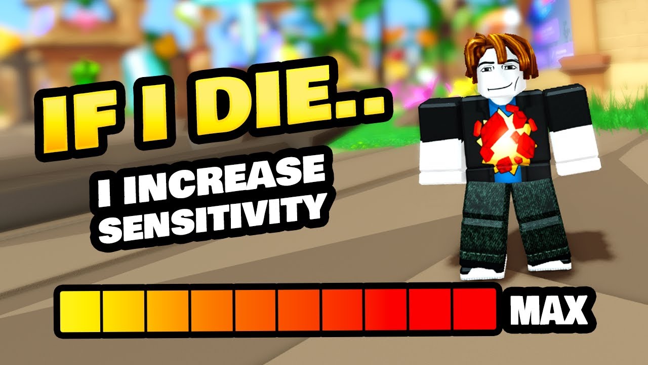 If I Die, I Increase Sensitivity (Roblox BedWars) - YouTube