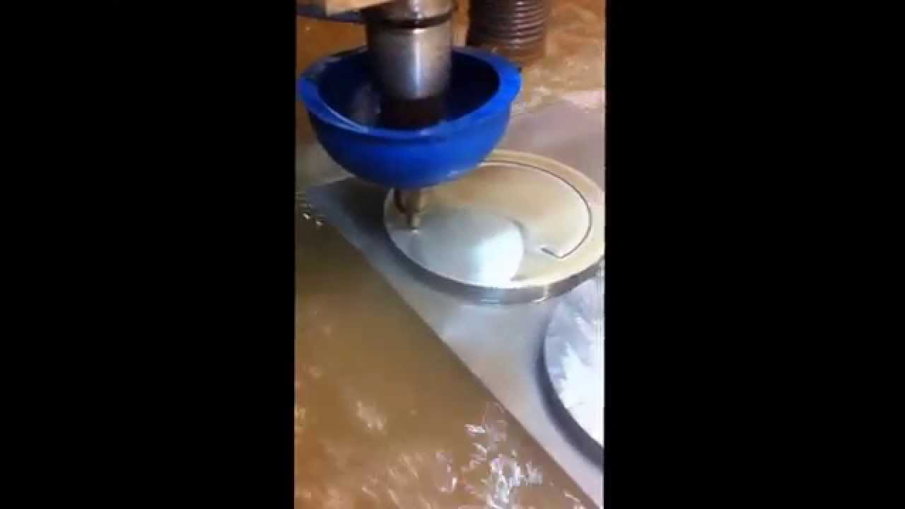 Trepanning 17-4 Stainless Bar - YouTube