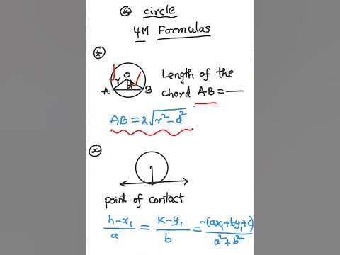 AP/TS Intermediate second year MPC | 2B 4 marks problems formulas from ...