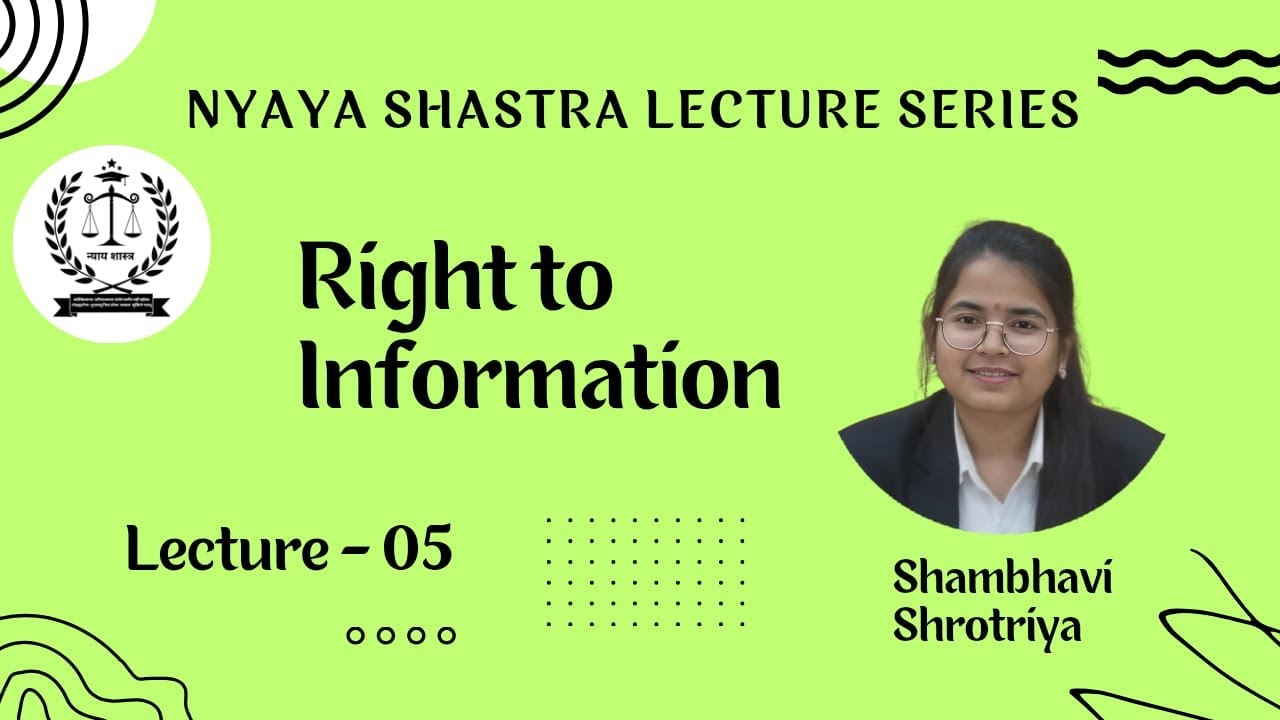 RTI Lecture 5 | Role of Press, NGOs & Judiciary in Strengthening RTI ...