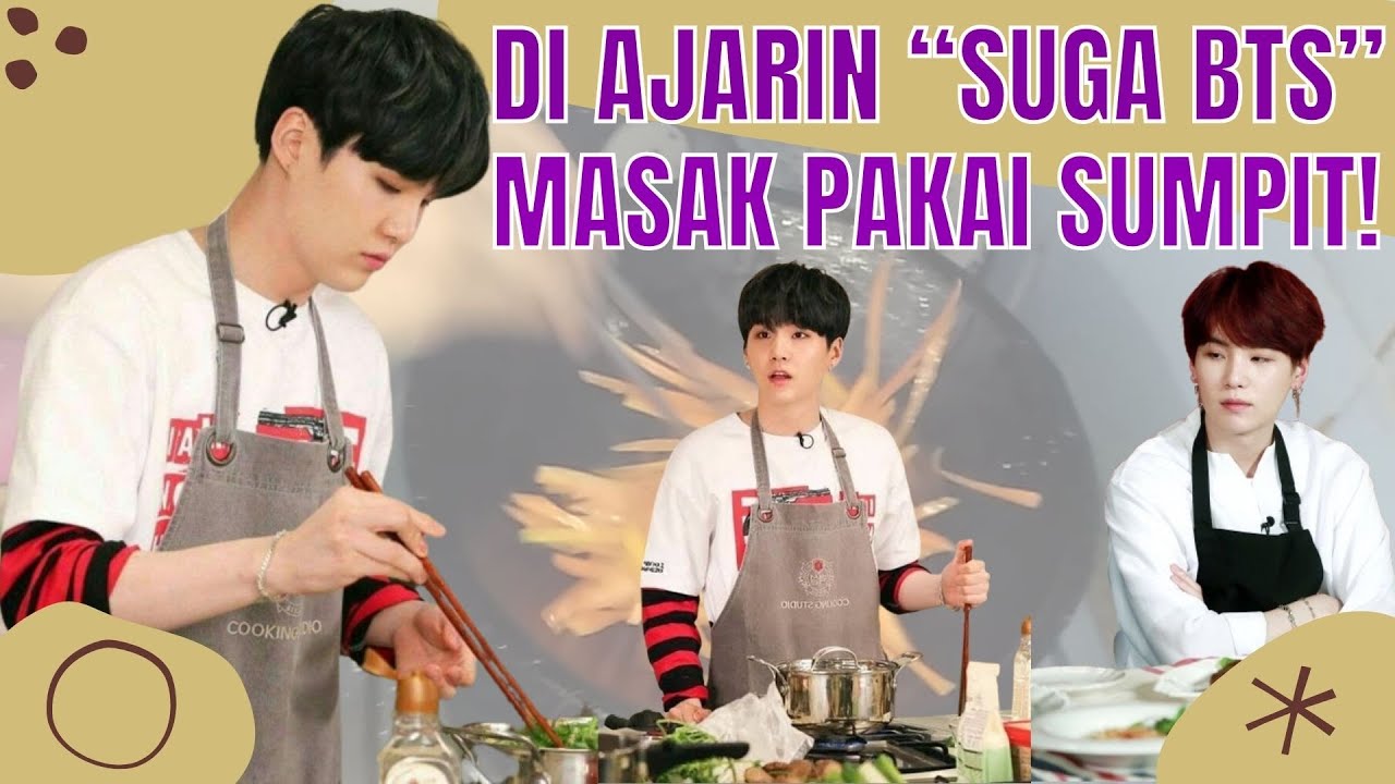 Made Sushi 'Kimbab Korea' With Suga BTS | Kvlog Cooking Times - YouTube