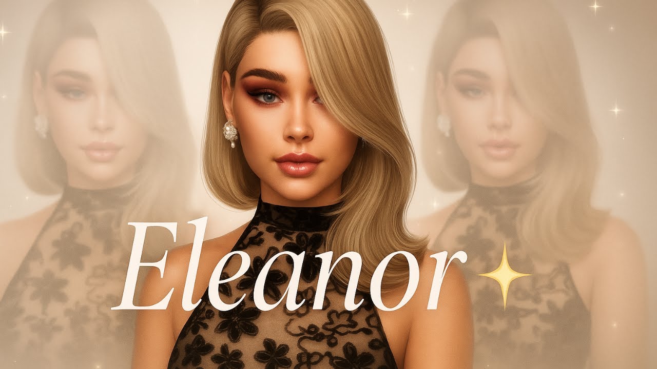 The Sims 4: Introducing Eleanor, the CAS Queen - YouTube