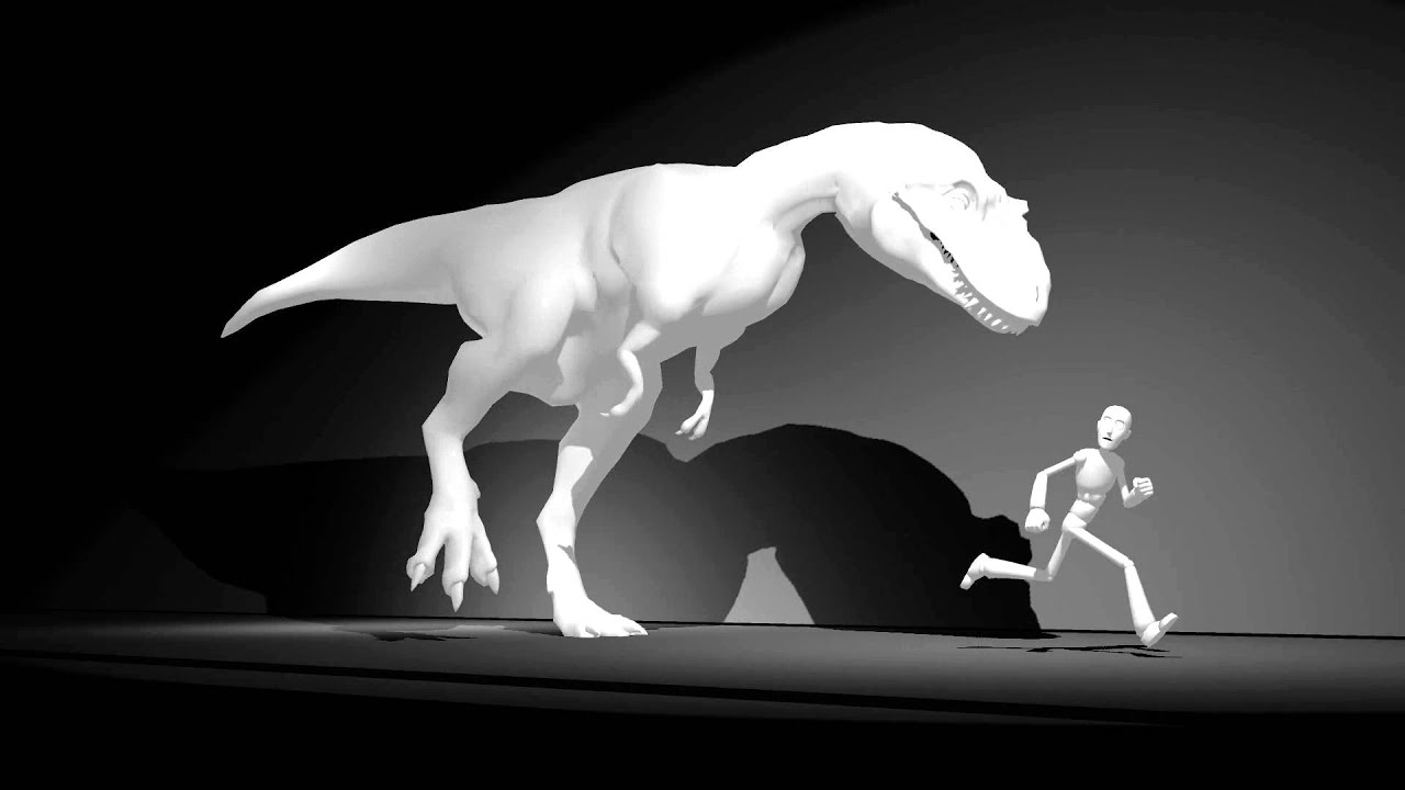 Raptor Run Cycle - YouTube