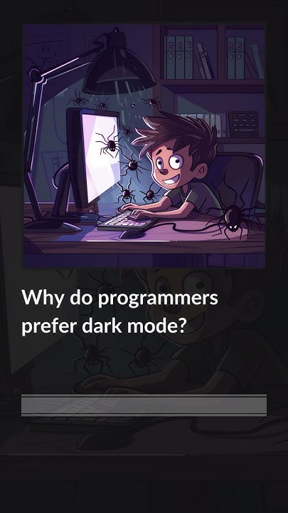 Why do programmers prefer dark mode? - YouTube