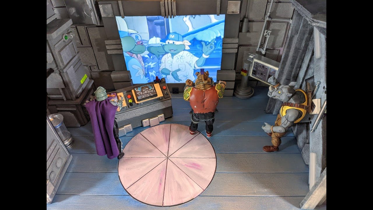 TEENAGE MUTANT NINJA TURTLES - TECHNODROME DIORAMA - YouTube