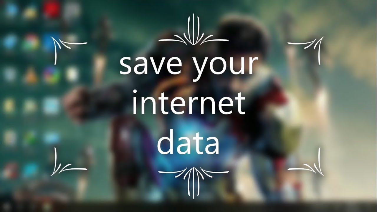How to save internet data on any laptop // 3 best tips - YouTube
