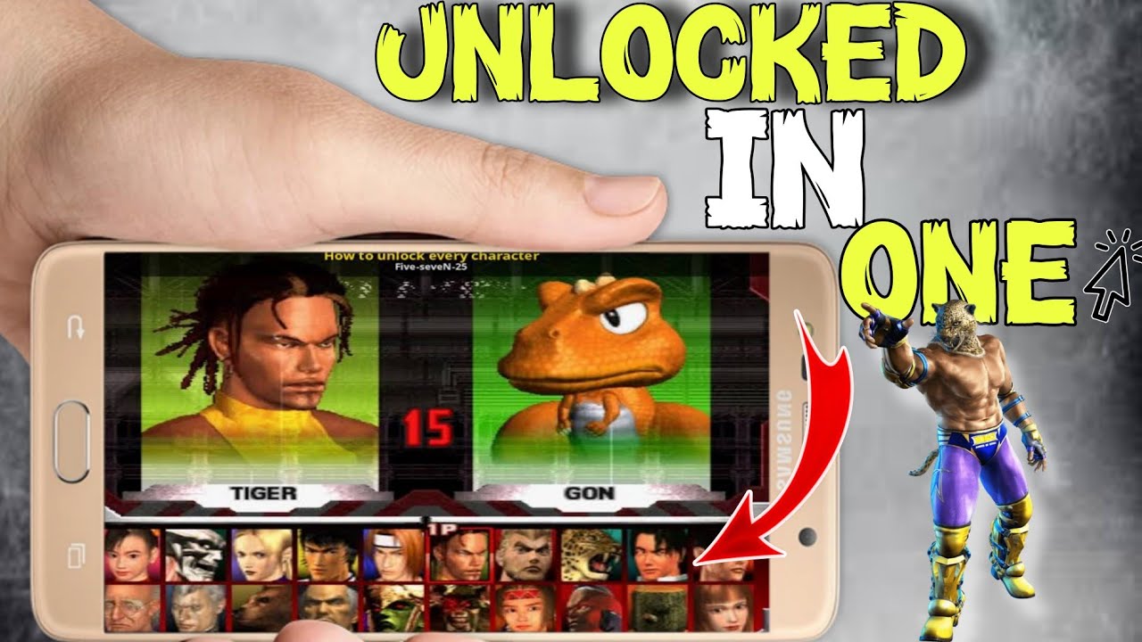 Unlock All Characters In Tekken 3 Android Youtube 3407