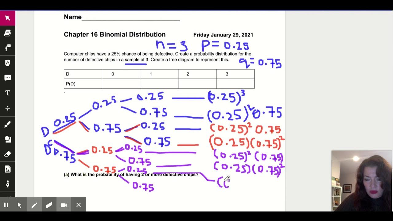 Creating a Binomial Distribution Tree Diagram and ProbabilityModel ...