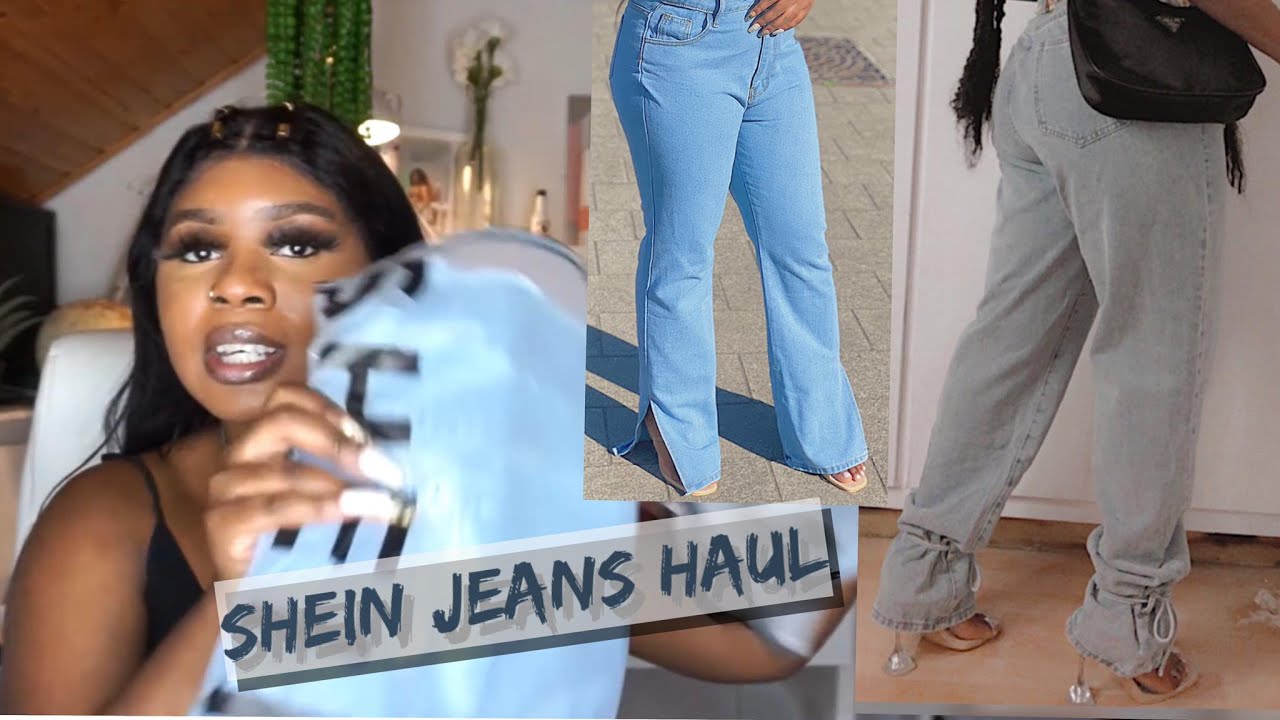 SHEIN JEANS HAUL| JEANS HAUL|TRY ON HAUL| THICK GIRL - YouTube