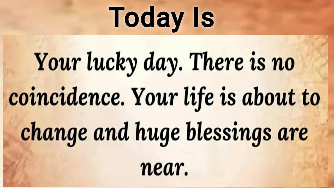 Today your life is about to change n huge blessings are near🌟 Universe ...