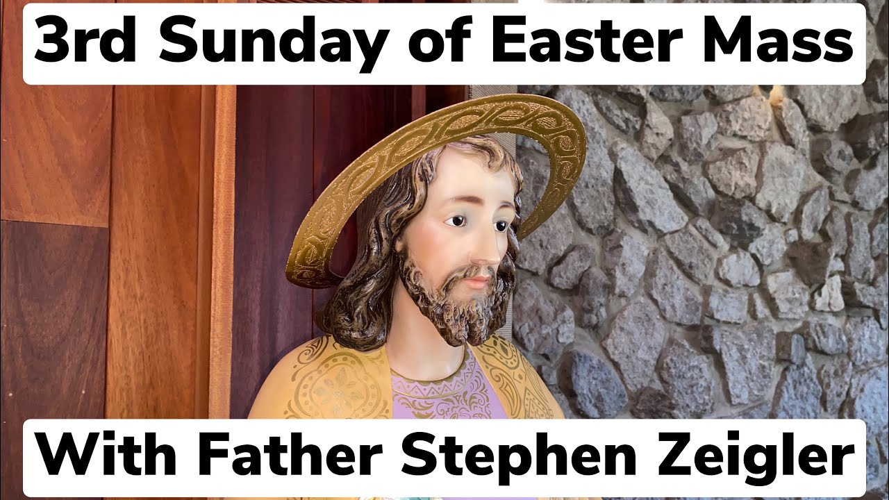 3rd Sunday of Easter Mass with Father Stephen Zeigler - YouTube
