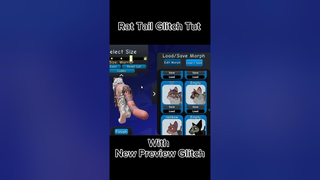 Rat Tail Glitch Wcue Wcueglitches Wcueglitchtut Youtube