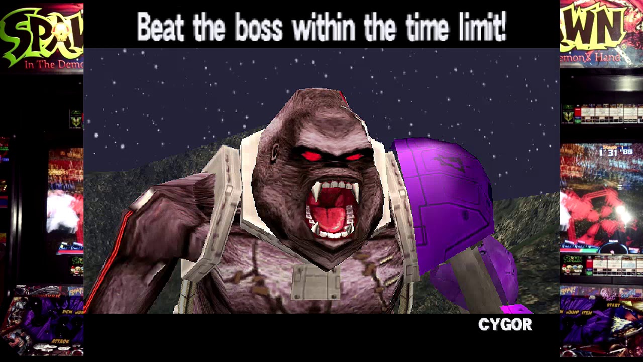 Spawn In the Demons Hand Arcade Boss Rush Full Gameplay [Naomi] - YouTube