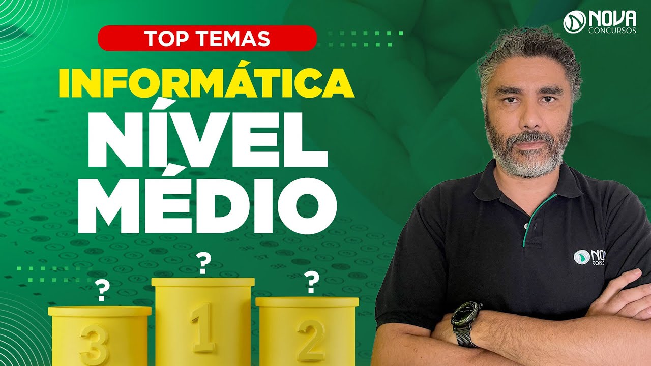 Principais temas de Informática para concursos de nível médio - YouTube