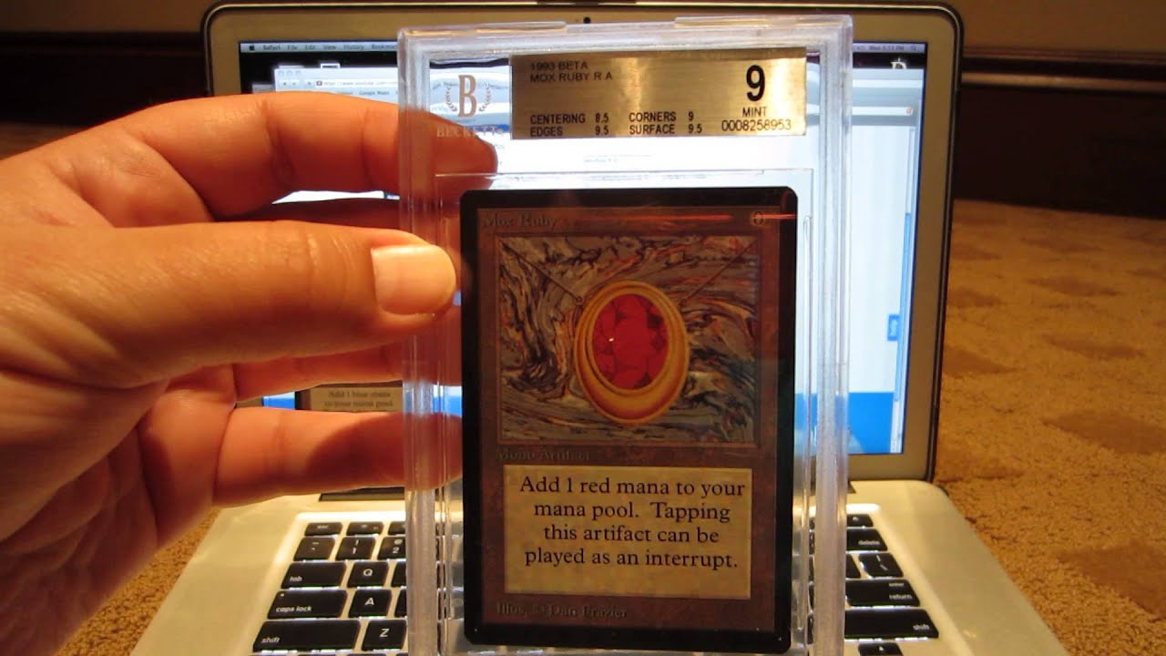 Mox Ruby Graded MTG Magic the Gathering - YouTube