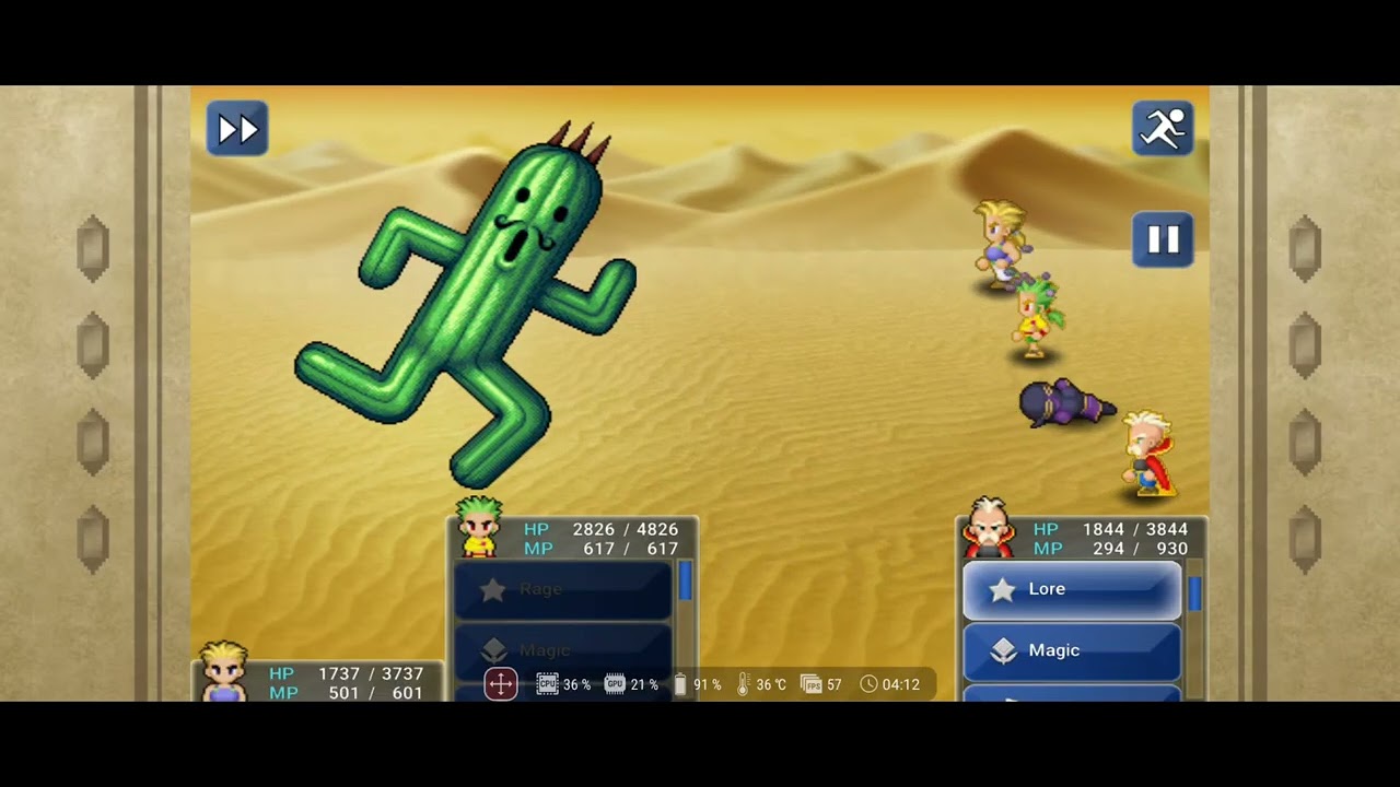 final fantasy 6 android: giant cactuar - YouTube