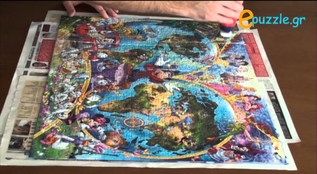 Πως κολλάμε το puzzle - παζλ από το epuzzle.gr - YouTube
