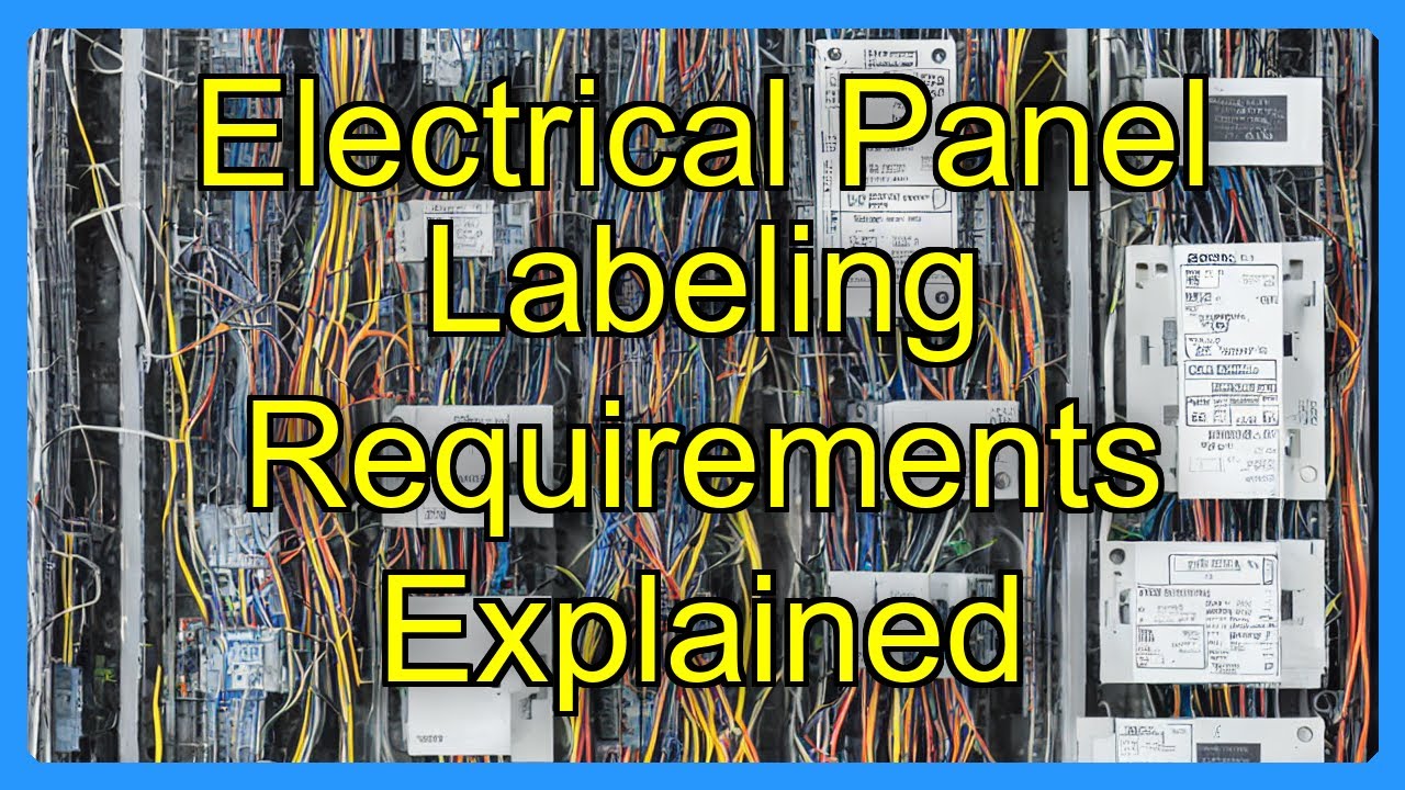 Electrical Panel Labeling Requirements Explained - YouTube