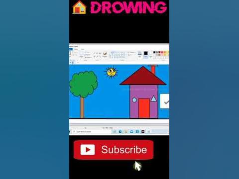 Made For Kids computer #Drowing | Ms Paint Drowing #Shorts - YouTube