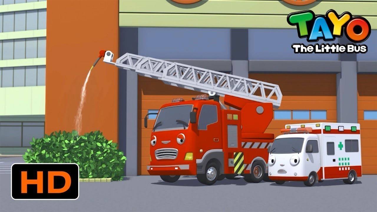 Tayo English Episodes l Fire truck can't put out the fire! l Tayo ...