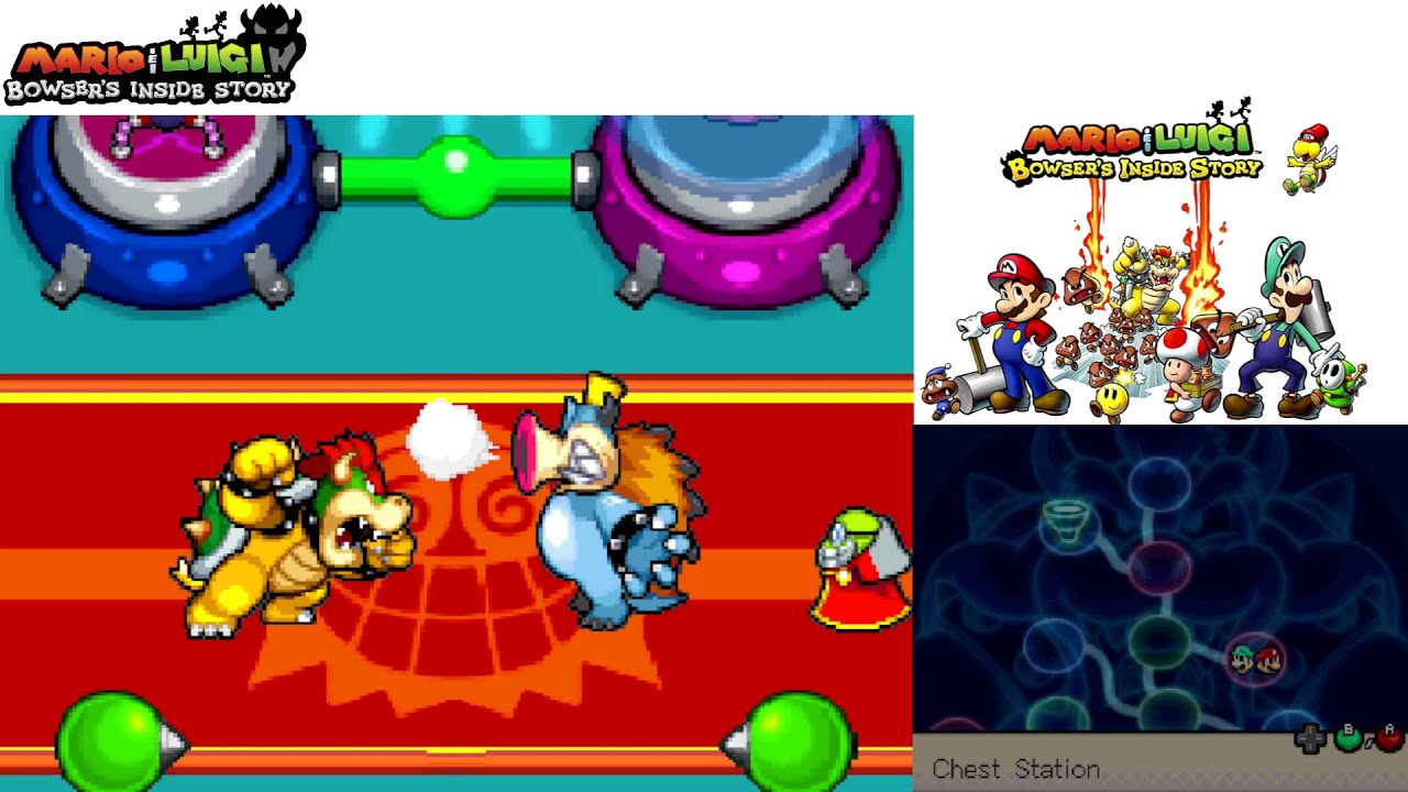 The Final round against Midbus! | Mario & Luigi: Bowser's Inside Story ...