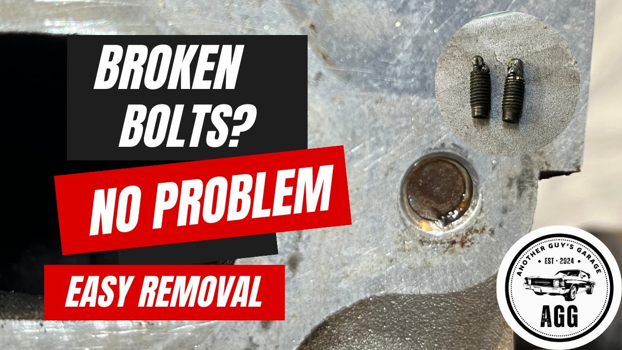 How to Remove Broken Exhaust Bolts from an ALUMINUM LS Head. The ...