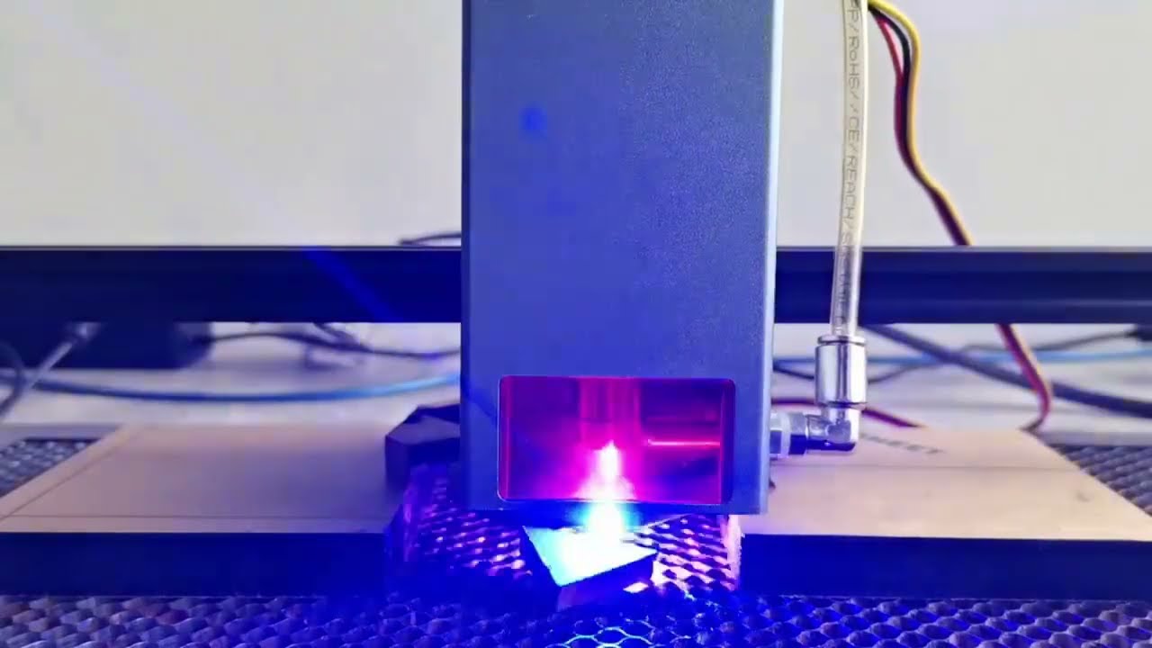 LT-4LDS-V2: New 20W optical power laser module cuts 10 mm MDF for ...