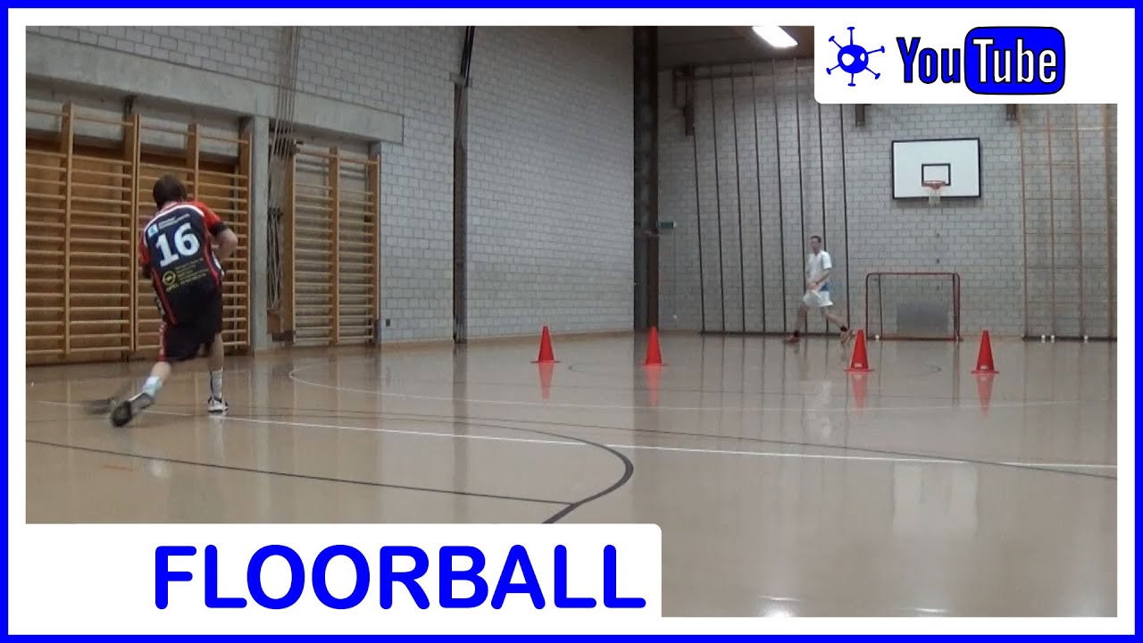 Floorball Passing Forehand Backhand Training - YouTube