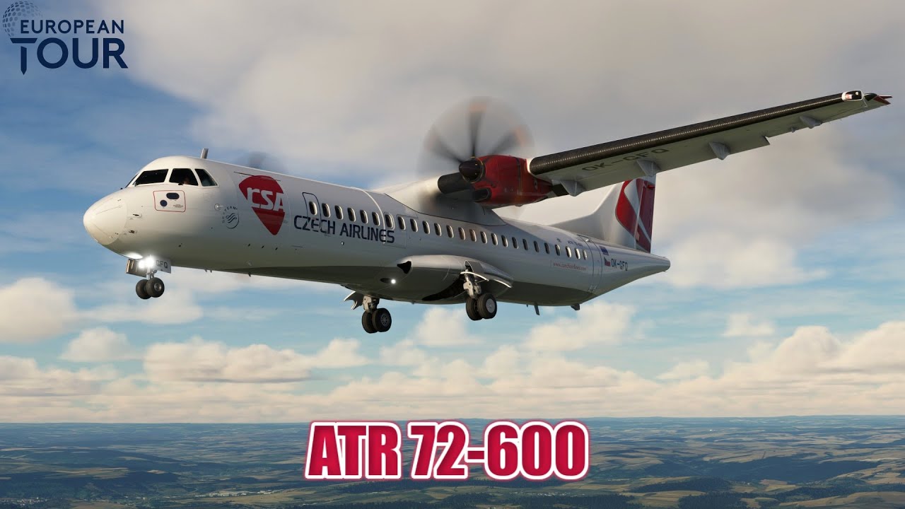 EU TOUR │ ATR 72-600 Zürich – Lucemburk │ LSZH/28 – ELLX/24 - YouTube