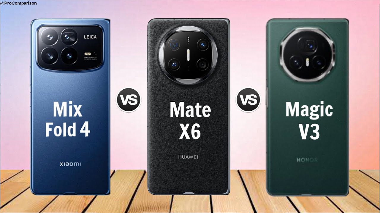 Xiaomi Mix Fold 4 vs Huawei Mate X6 vs Honor Magic V3 || Full Comparison - YouTube