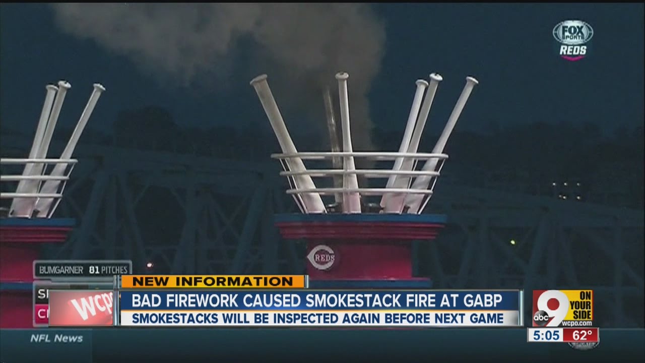 Malfunctioning firework charge caused Great American Ball Park fire ...