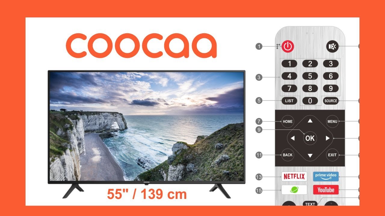Smart TV coocaa Android TV 55 inch UNBOXING - YouTube