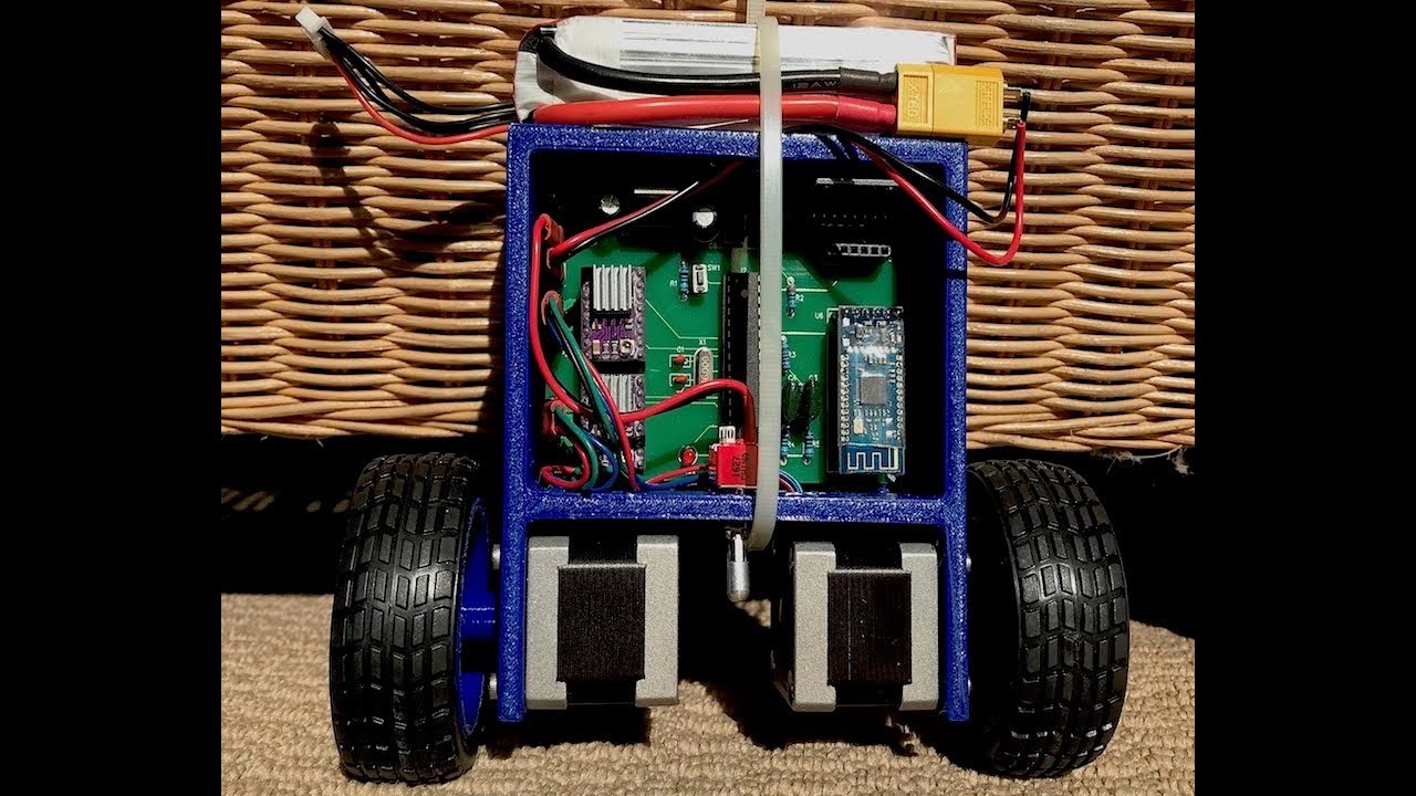 #052 Self Balancing Robot V2 Final Construction - YouTube