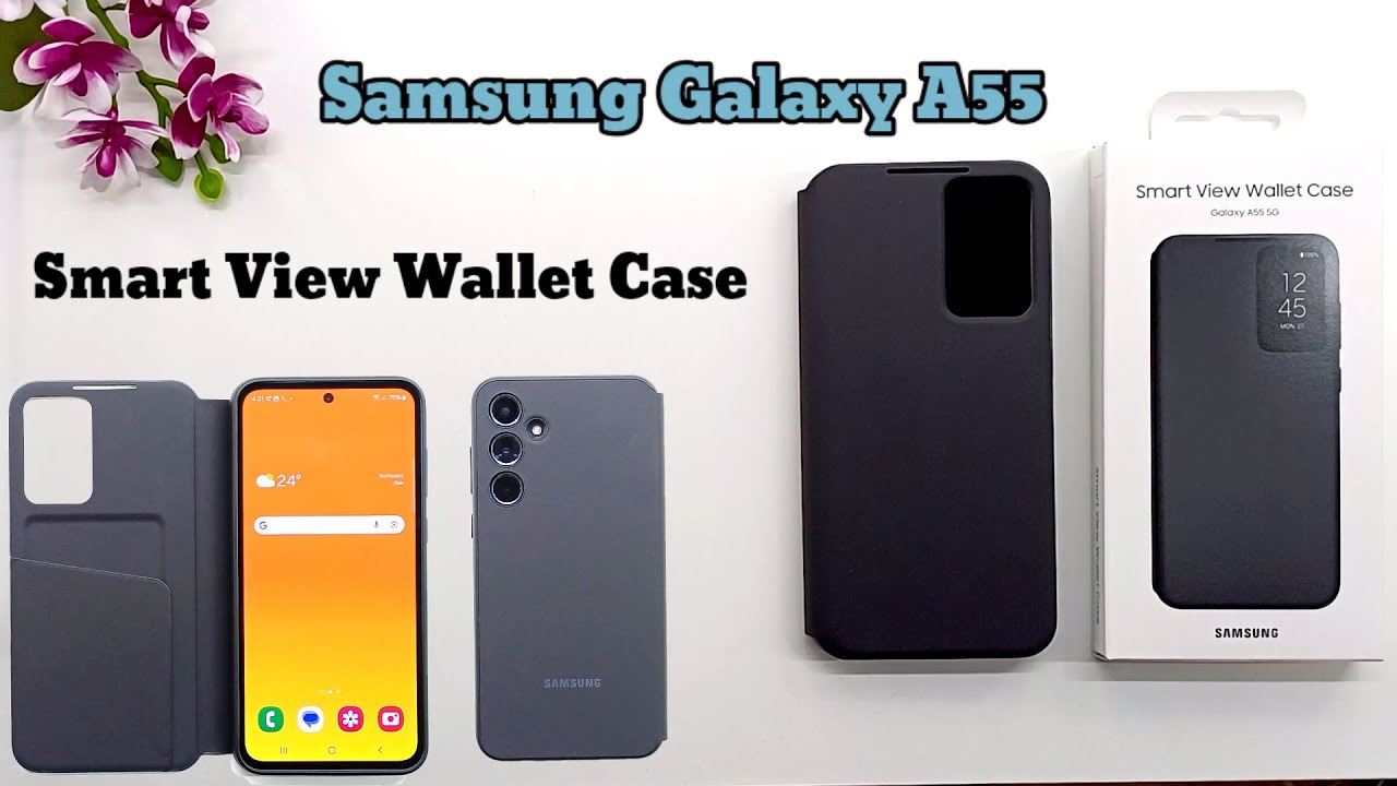 Samsung Galaxy A55 Smart View Wallet Case - YouTube