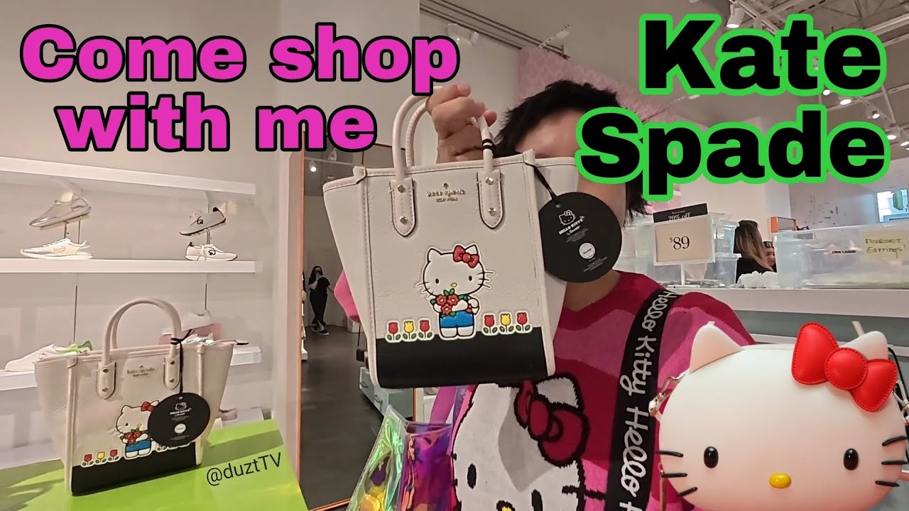 Shopping for Hello Kitty bags at Kate Spade in the U.S. - YouTube