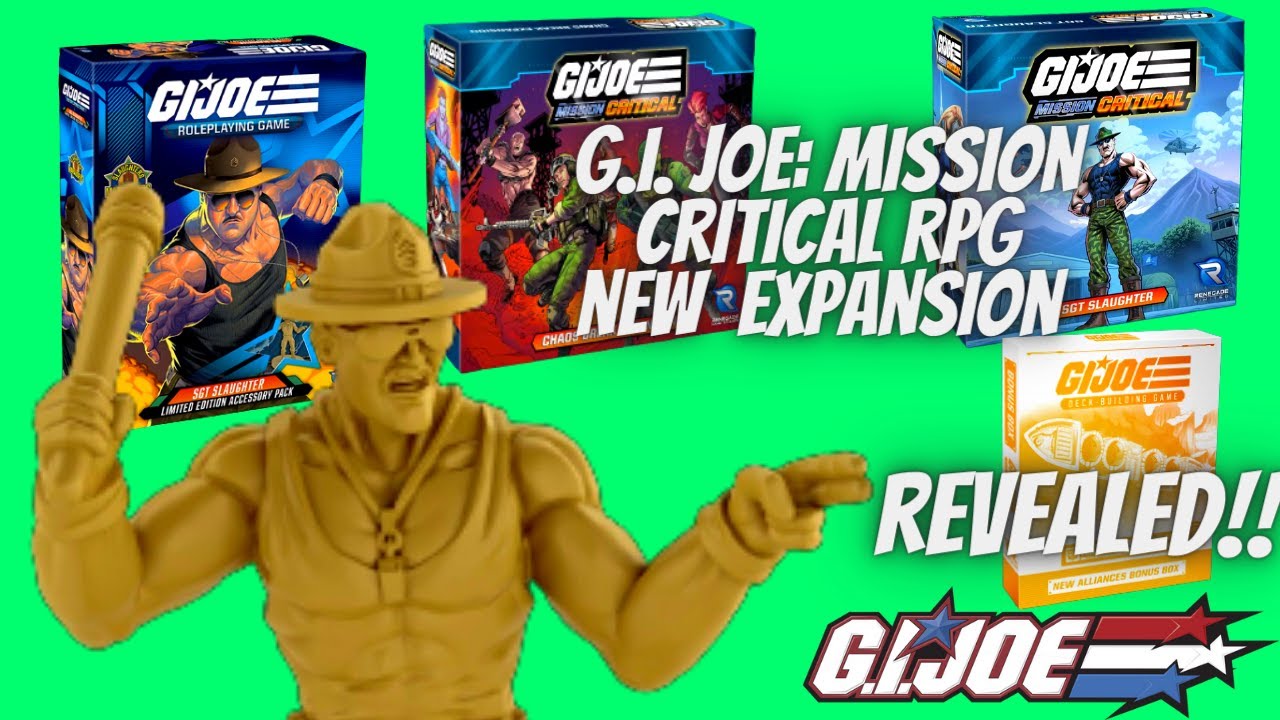 G.I. Joe Mission Critical RPG New Expansion Revealed!! - YouTube