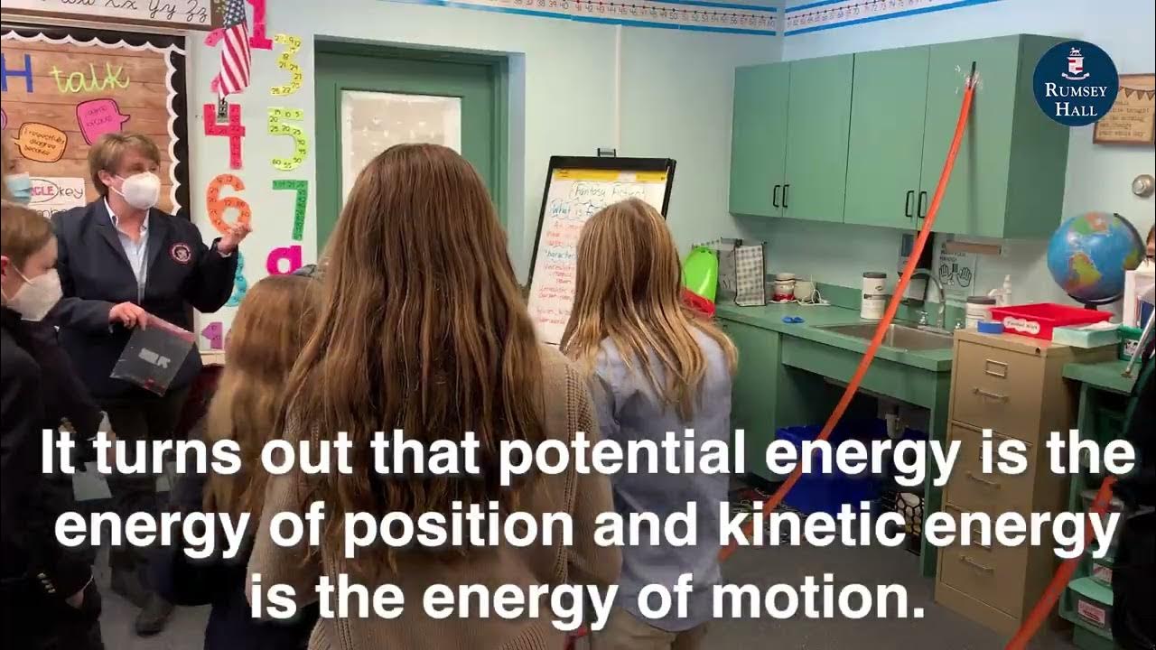 Kinetic and Potential Energy Experiment - YouTube