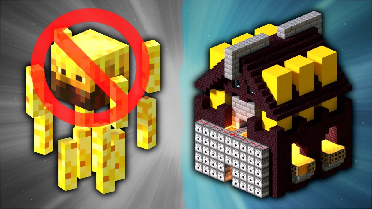 I Built a Blaze Proof House in Minecraft - YouTube