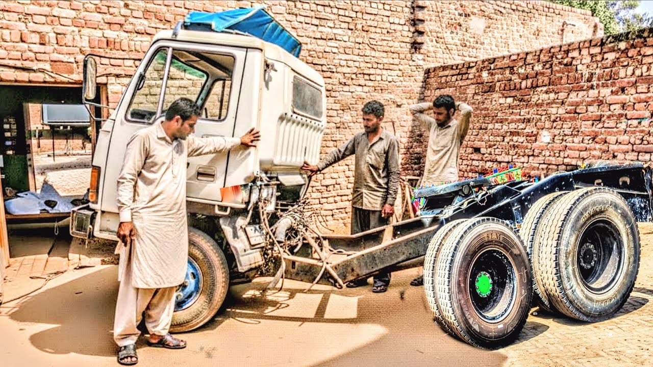 Amazing Restoration Pakistani Truck Due to Overload Broken Frame ...