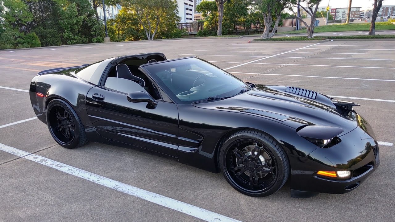 Meet the Dark Shark my Bros C5 Corvette WIDE-BODY!!! - YouTube