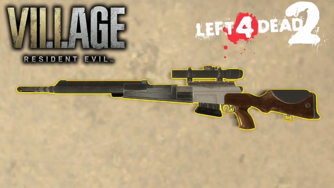 Left 4 Dead 2 Resident Evil Village F2 Sniper Rifle (CSS Scout) - YouTube