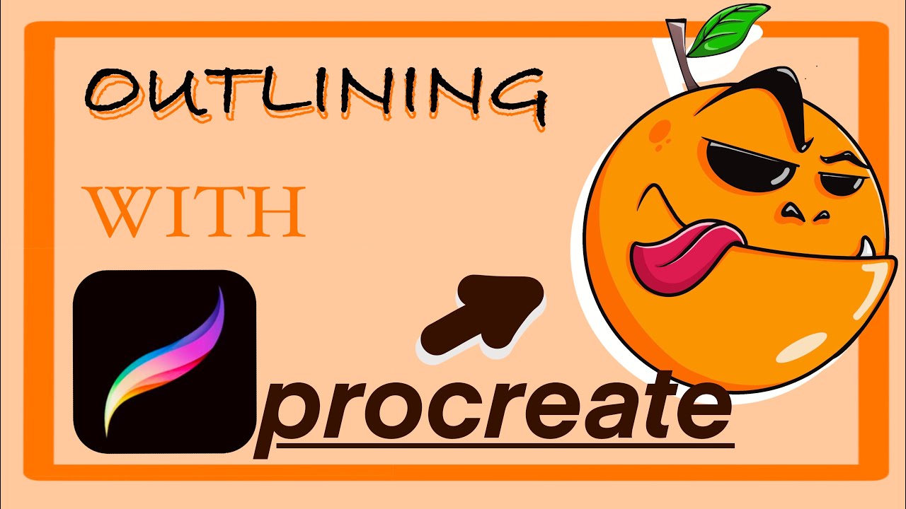 Cara Membuat Desain Karakter Simpel di PROCREATE Pemula | Outlining ...