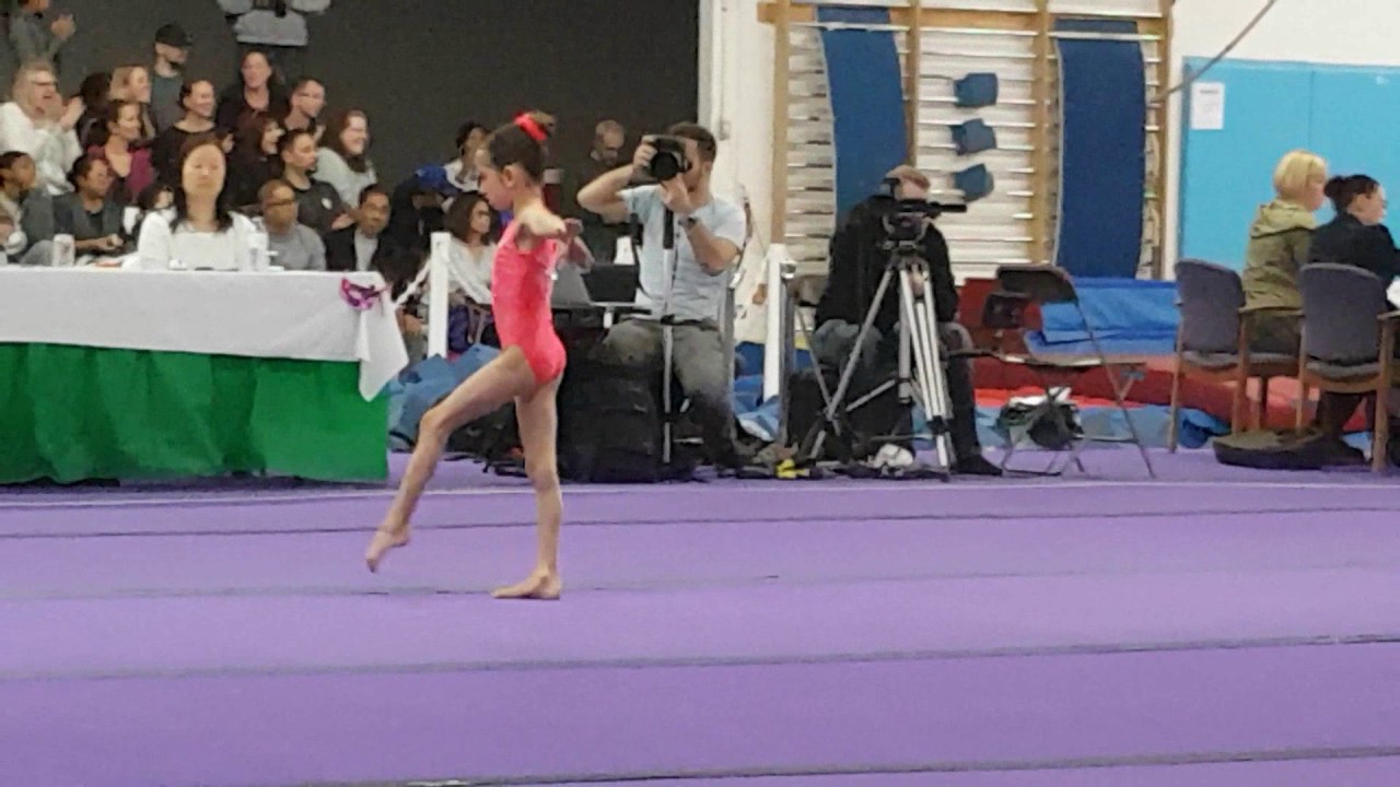 gymnastic routine -1 - YouTube