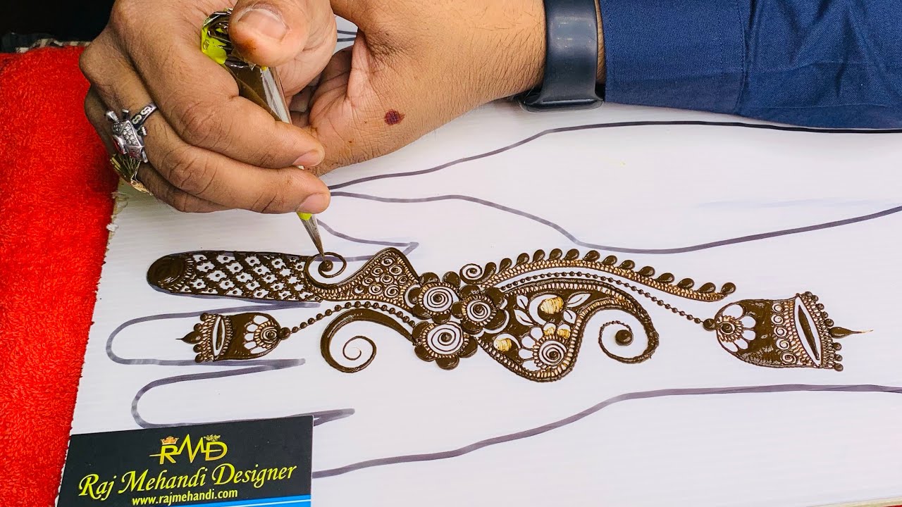 Back Hand Mehndi Design । Mehndi Design । Mehndi Tutorial । Mehndi ...